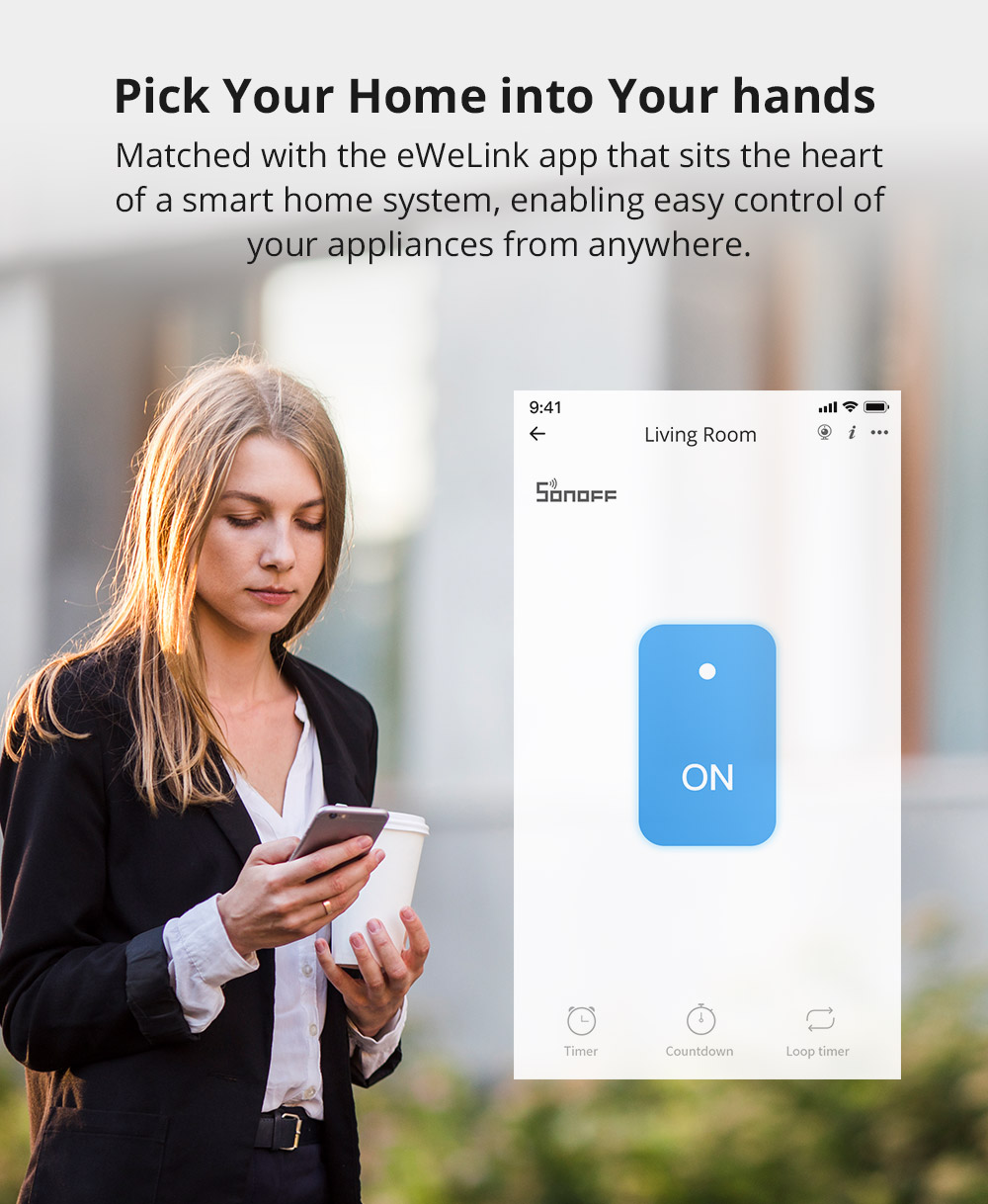 SONOFF TX Series WiFi Wall Switches US 3 Gang - AHS